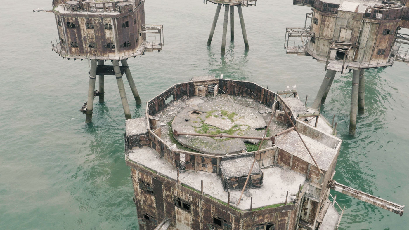 Redsand Fort aerial filming - Drone Hire with Operator / Pilot UK ...